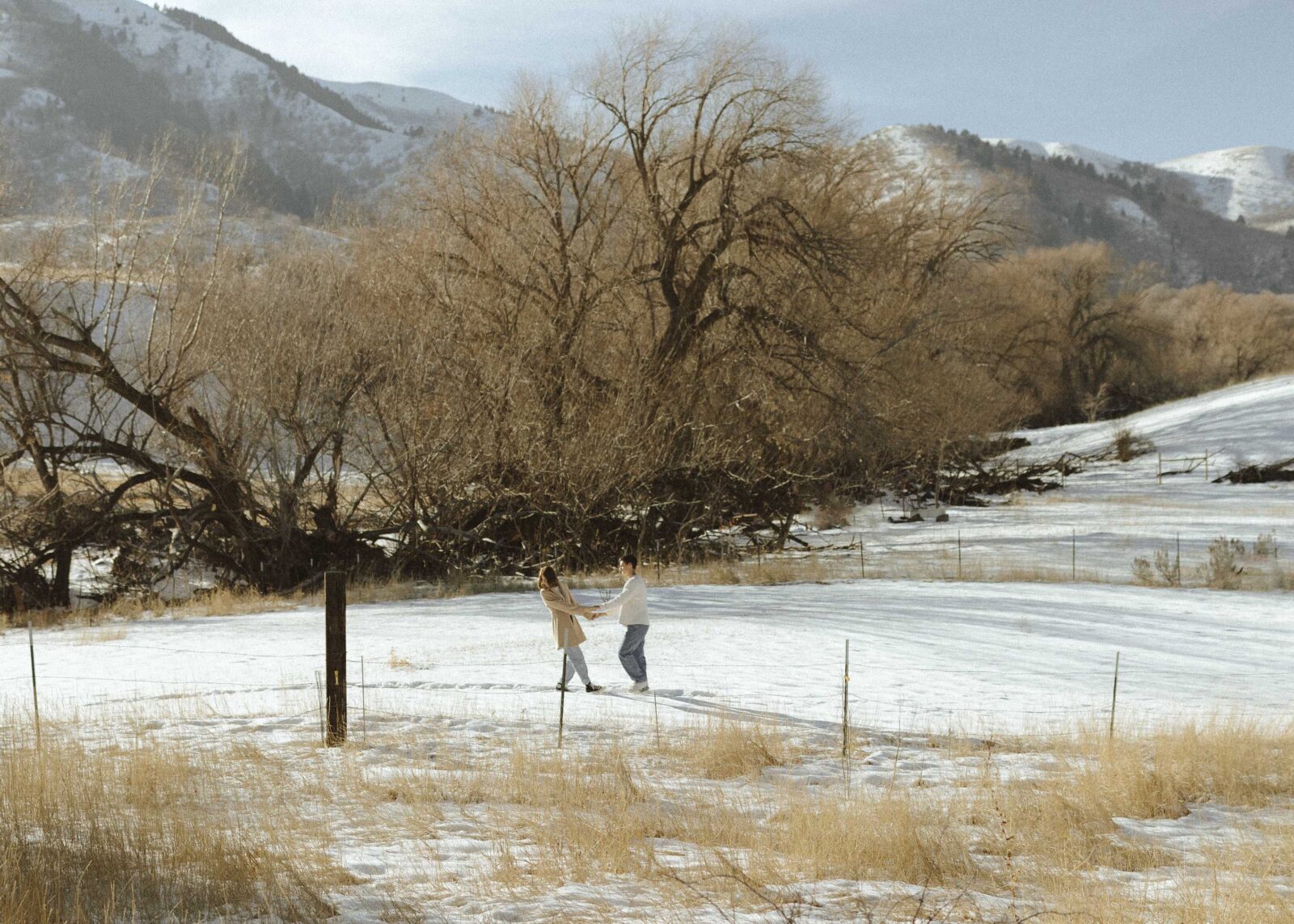 Log Cabin Engagement Photos | Josh + Addie - meganschukei.com