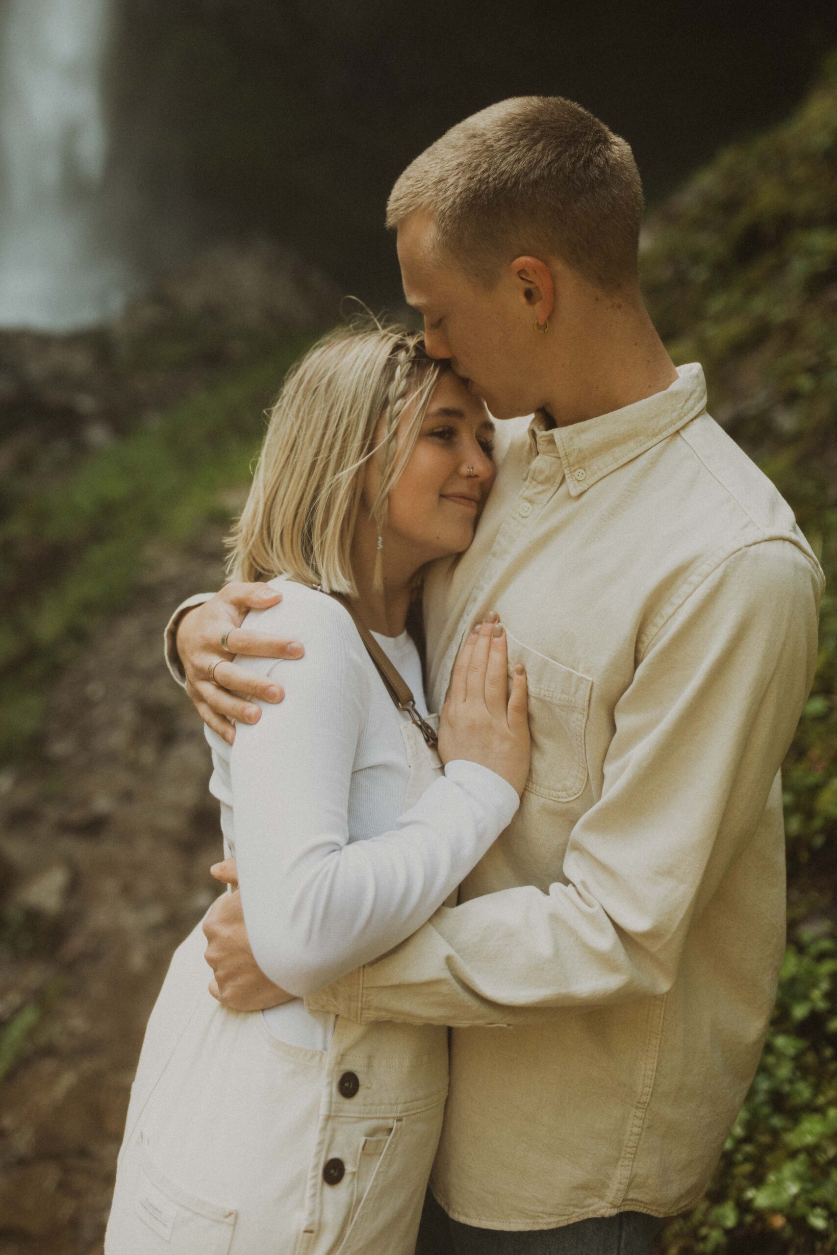 Waterfall Engagement Photos - meganschukei.com